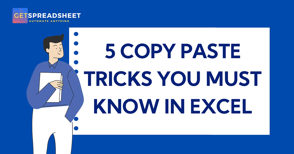 5 Copy Paste Tricks You Must Know in Excel