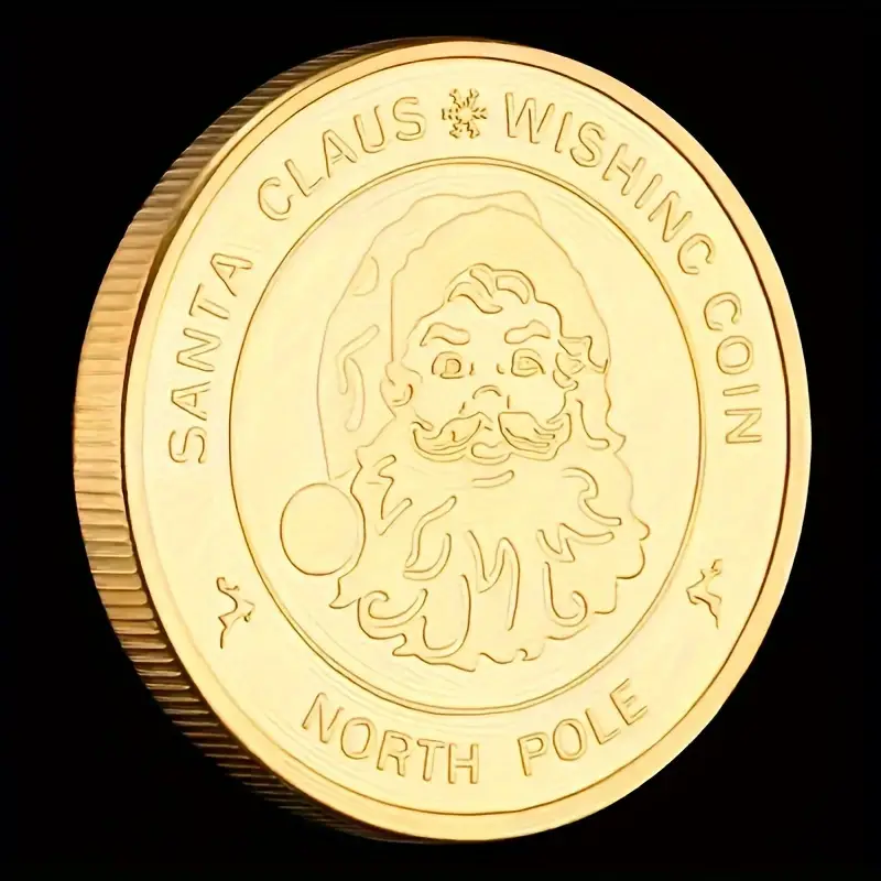 Santa Claus Gold Wishing Coin | TG Christmas