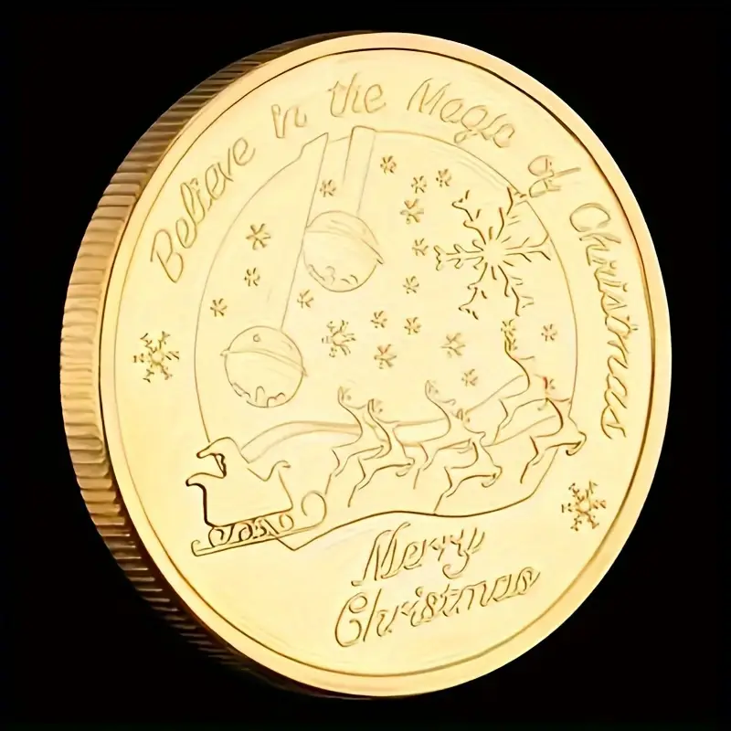 Santa Claus Gold Wishing Coin | TG Christmas