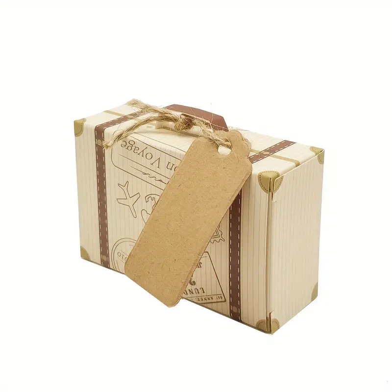 Mini Suitcase Gift Boxes - 50 pack | TG Christmas