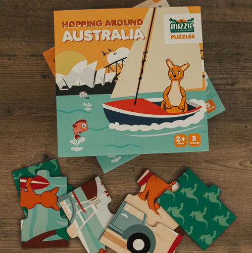 Mizzie Puzzle Box Set - Hopping Around Australia | TG Treasures