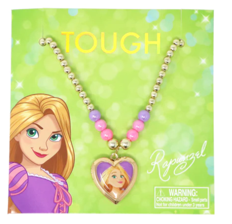 Disney Princess Rapunzel 'Tough' Locket & Gift Tag | TG Treasures