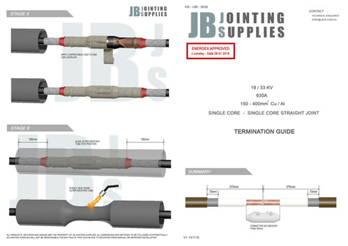 33kV - Single Core - Single Core | JB Jointing Supplies