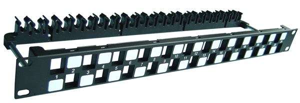 24P Cat.6A UTP Snap-in Patch Panel | Onet