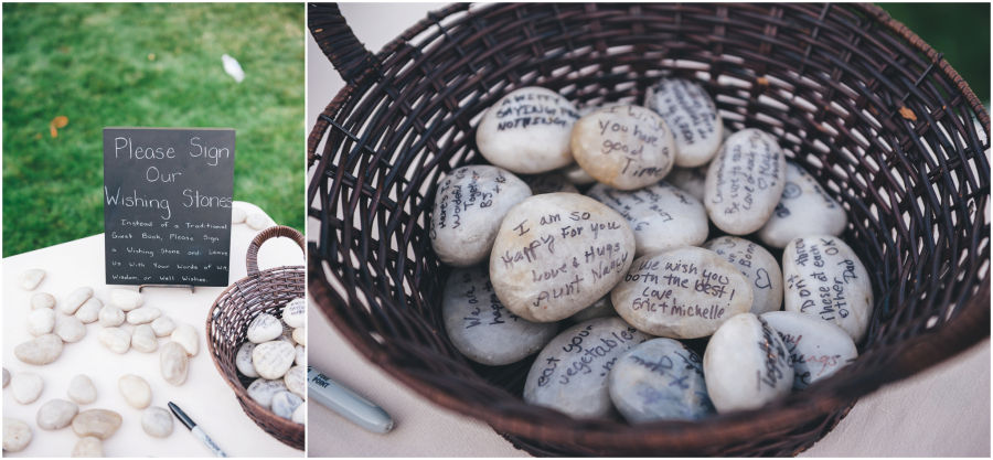 How to use wishing stones in your wedding or civil partnership ceremony...