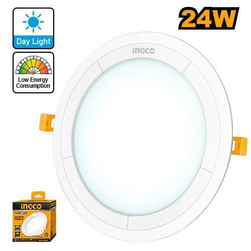 Ingco HDLR225241 Round LED Panel Light 24W - White | Thatday Electricals