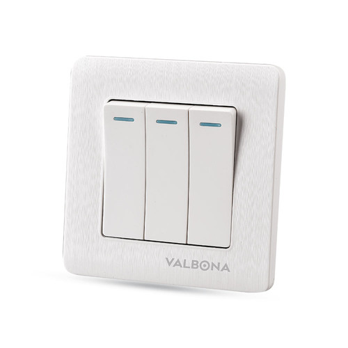 Valbona 3 Gang 2 Way Switch | Thatday Electricals