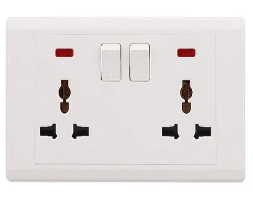 RR 13A Double Socket Outlet with USB | Thatday Electricals