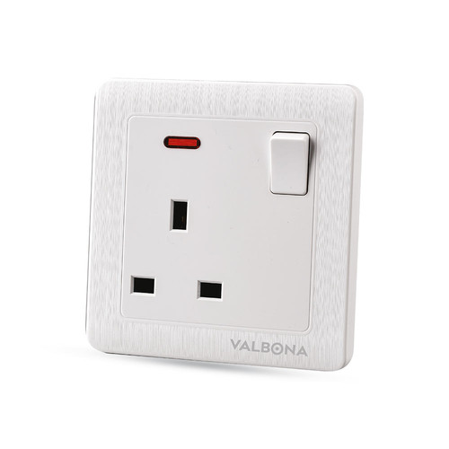 Valbona Single Socket With Indicator | Thatday Electricals