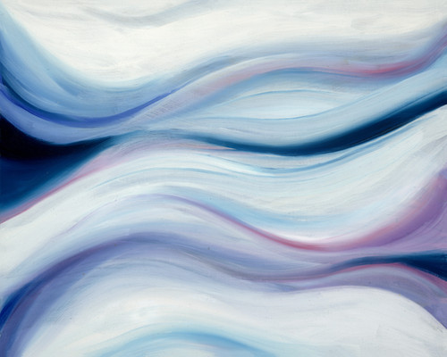 Prussian Blue Wave | Art Of Itamar