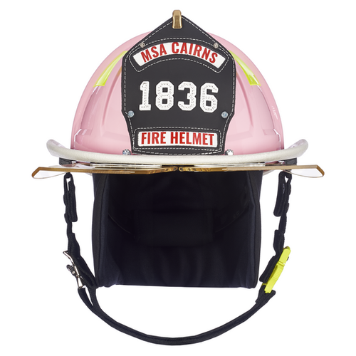 Cairns 1836 Painted Traditional Fire Helmet, Pink | Casco Industries Inc