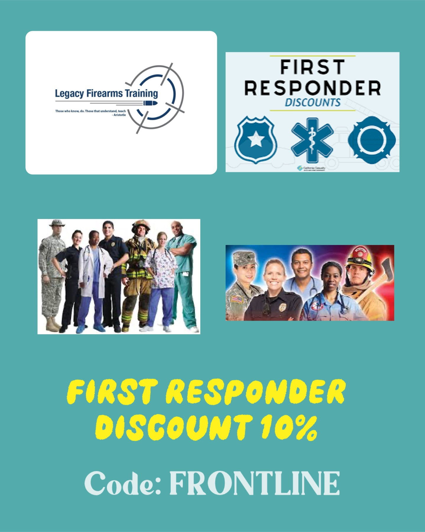 First Responder Discount 10% | Legacy Training