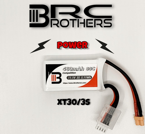 460mah 3s, XT30 Competition lipo battery. USA ONLY. | 3brothersrc