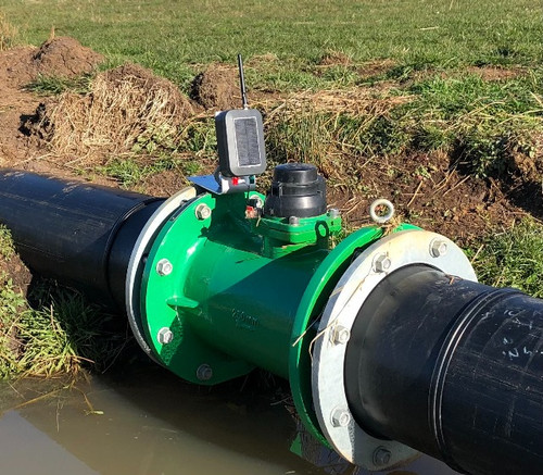 Solar Powered Flow Meter Pulse Counter | Agwan