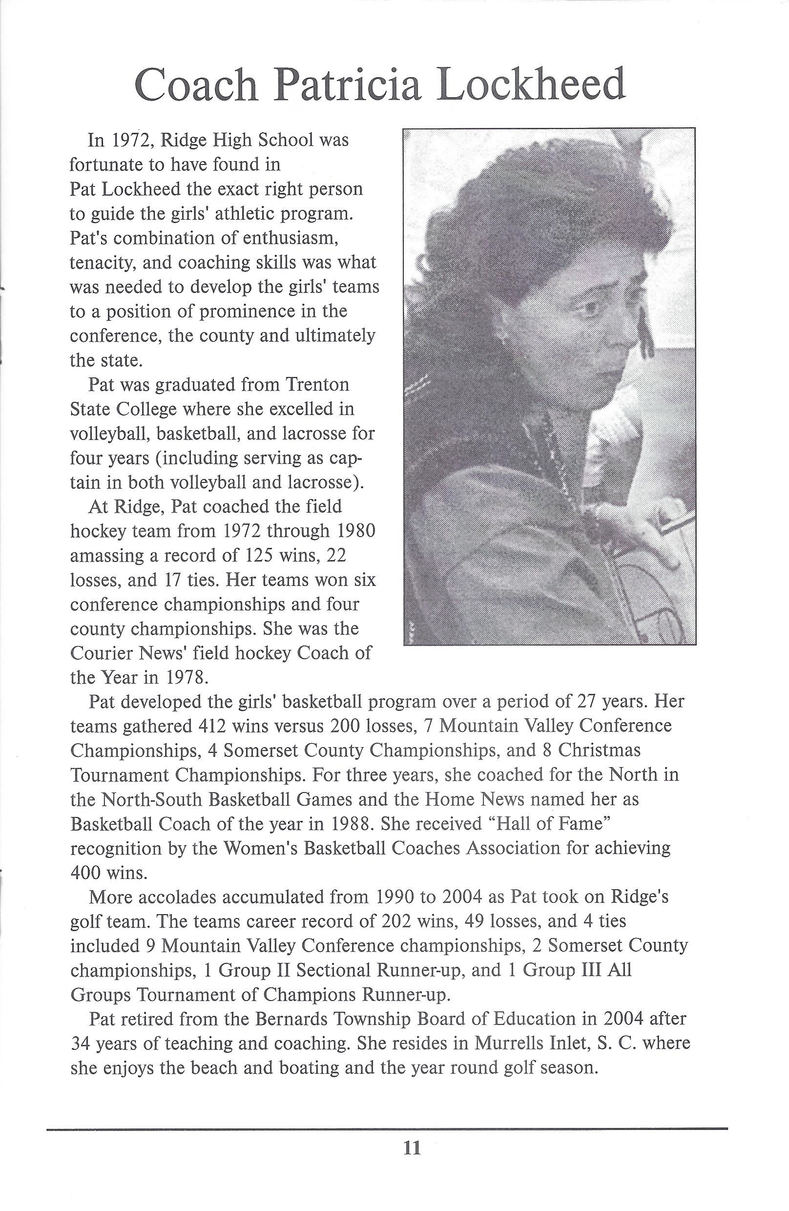 RIDGE HALL OF FAME | ridgesports