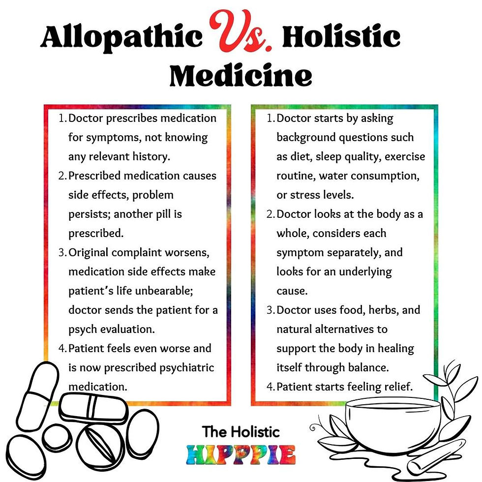 Allopathic Vs. Holistic Medicine