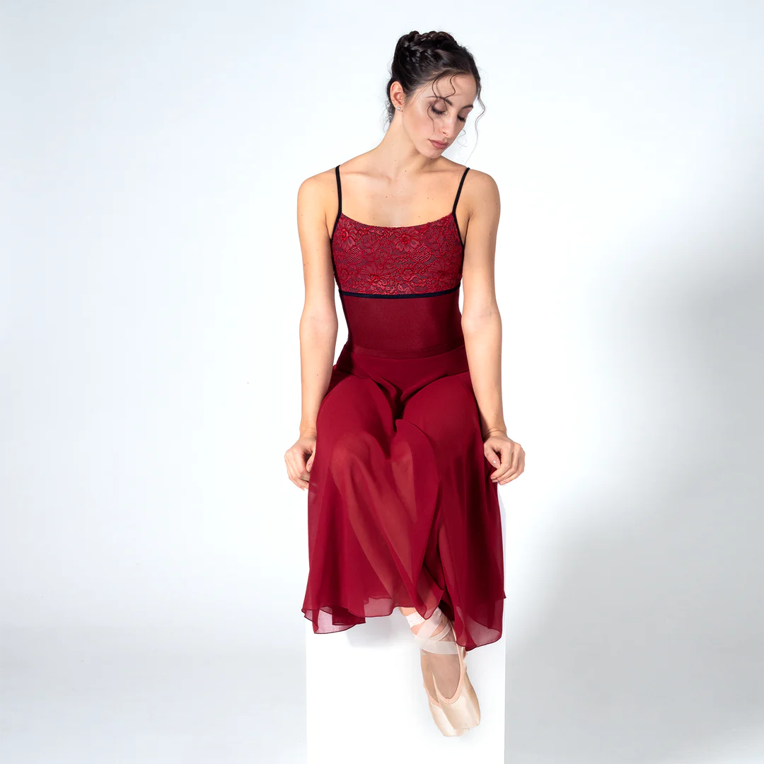 Gaia CL Leotard - Bordeaux | CapsuleBallet
