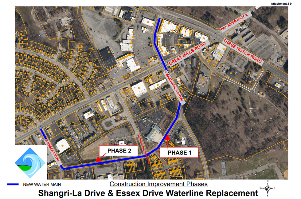 Shangri-La Drive & Essex Drive Waterline | metcom