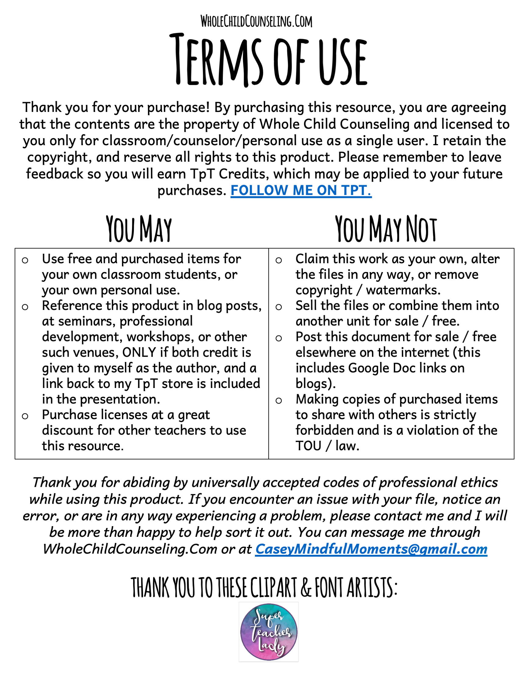 Free Printable Resources for Parents on Child Anxiety