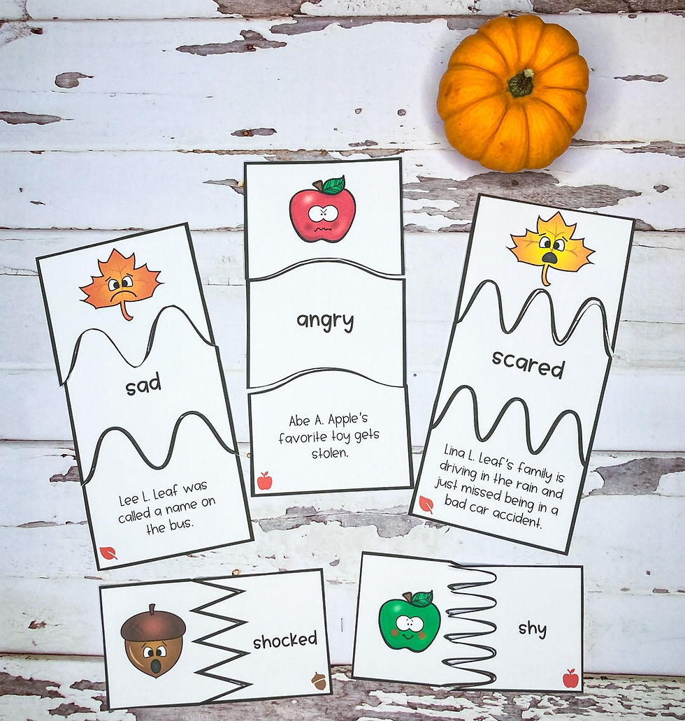 Fun Fall Counseling and Social Emotional Learning Activities