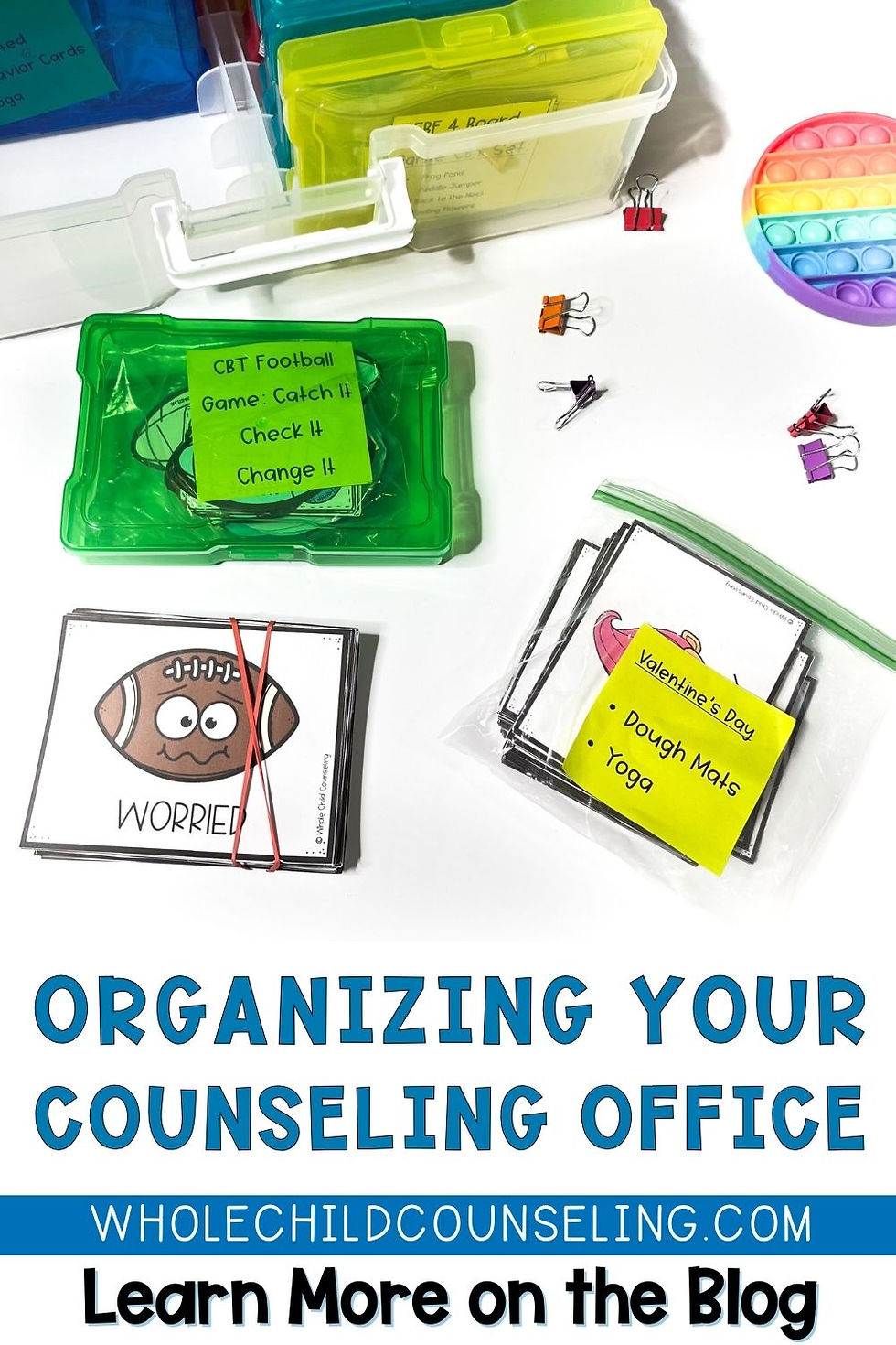Organization Tips for School Counselor's Offices and Classrooms