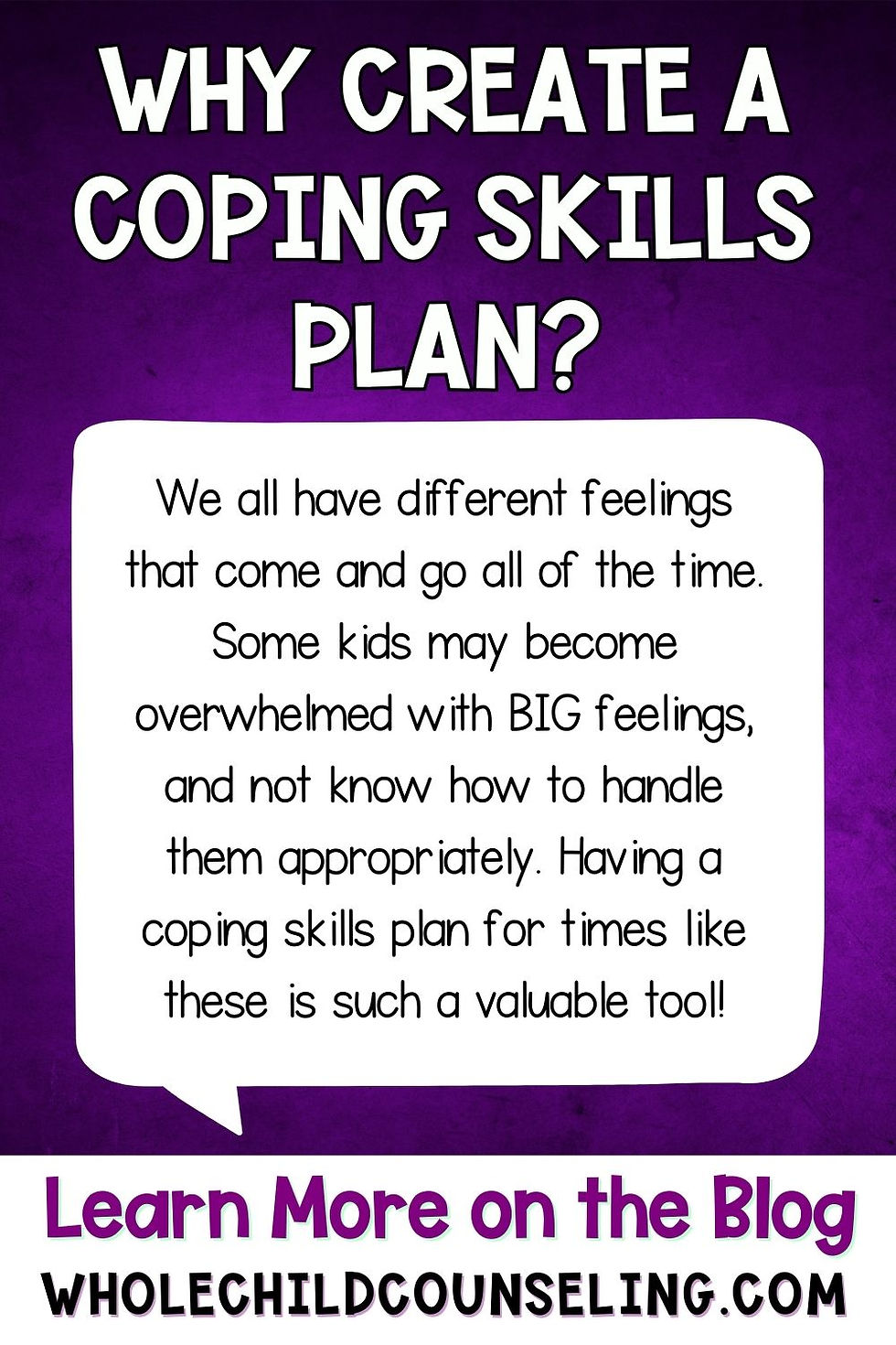 Creating a Coping Skills Plan: with a Free Printable for Kids!