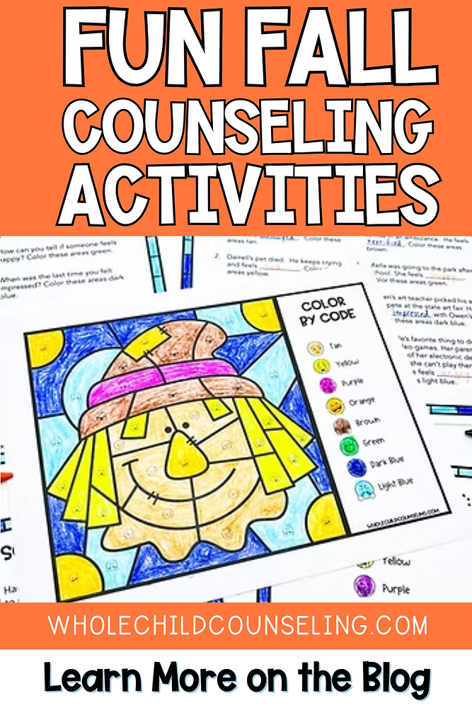 Fun Fall Counseling and Social Emotional Learning Activities