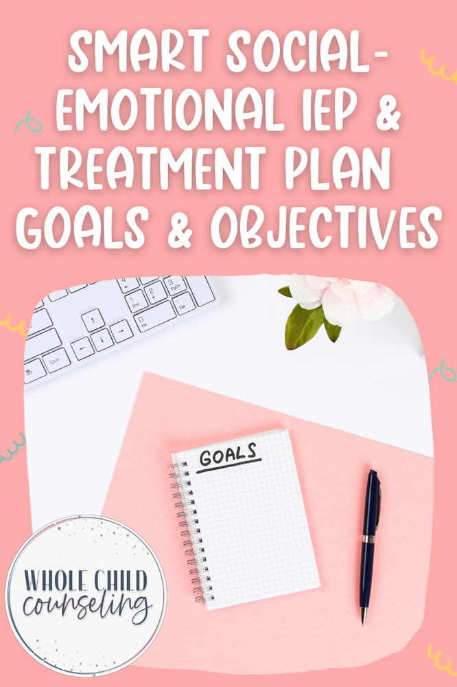 SMART Social-Emotional IEP and Treatment Goals and Objectives
