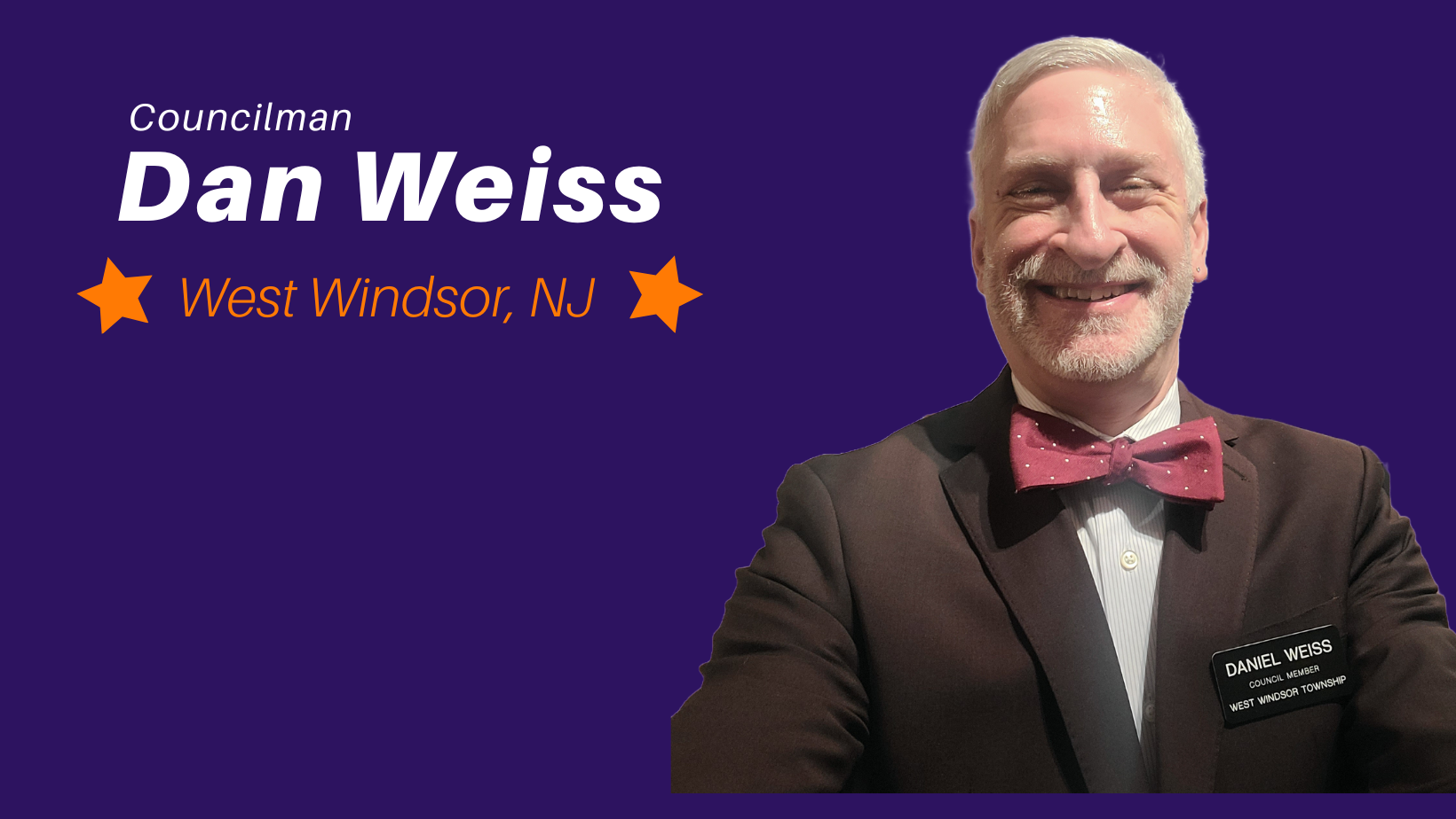 Councilman Dan Weiss | West Windsor Township, NJ, USA