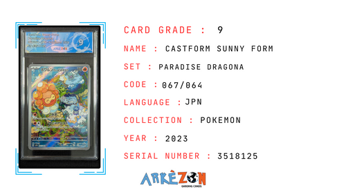3518125 - castform sunny form - 067/064 | Arkezon.com