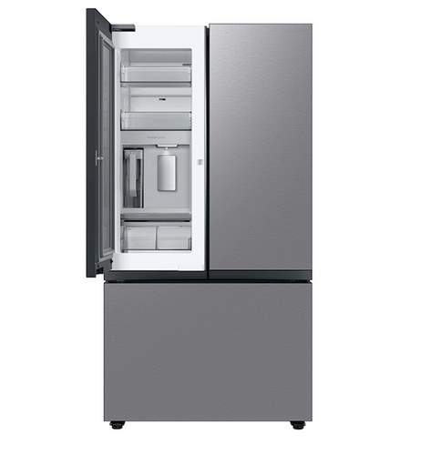Bespoke 3-Door French Door Refrigerator (30 cu. ft.) with Beverage ...