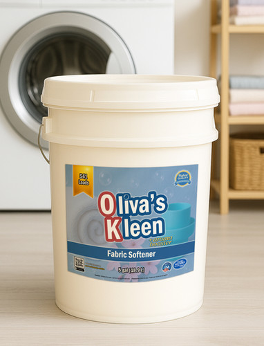 Fabric Softener - Blue - 5 Gallons Bucket | Oliva's Kleen