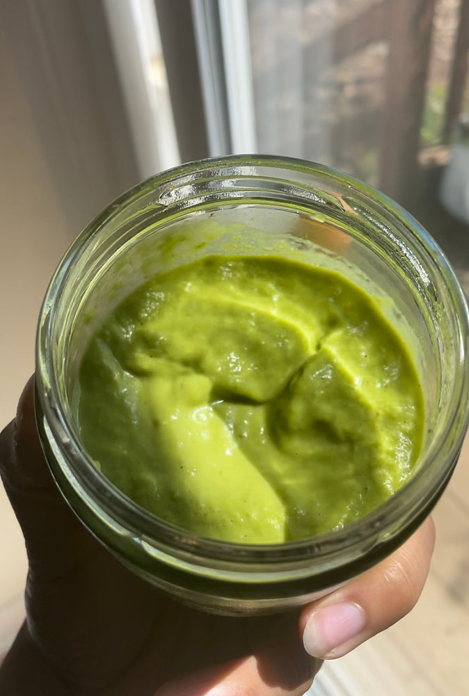 Roasted Poblano Green Sauce