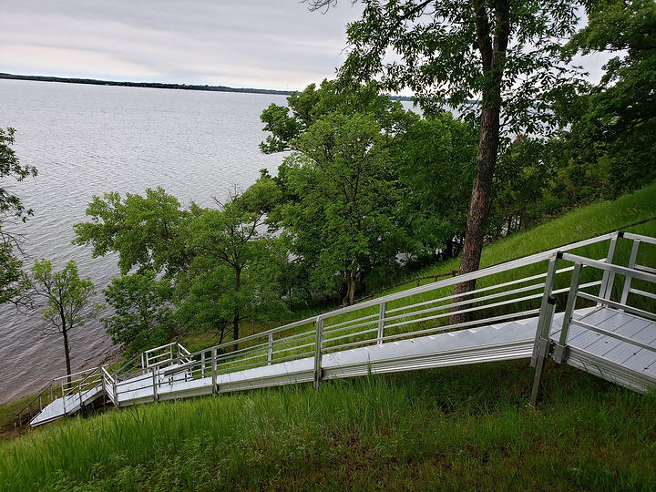 Custom Aluminum Waterfront Steps | Waterfront Recreational | Vergas, MN