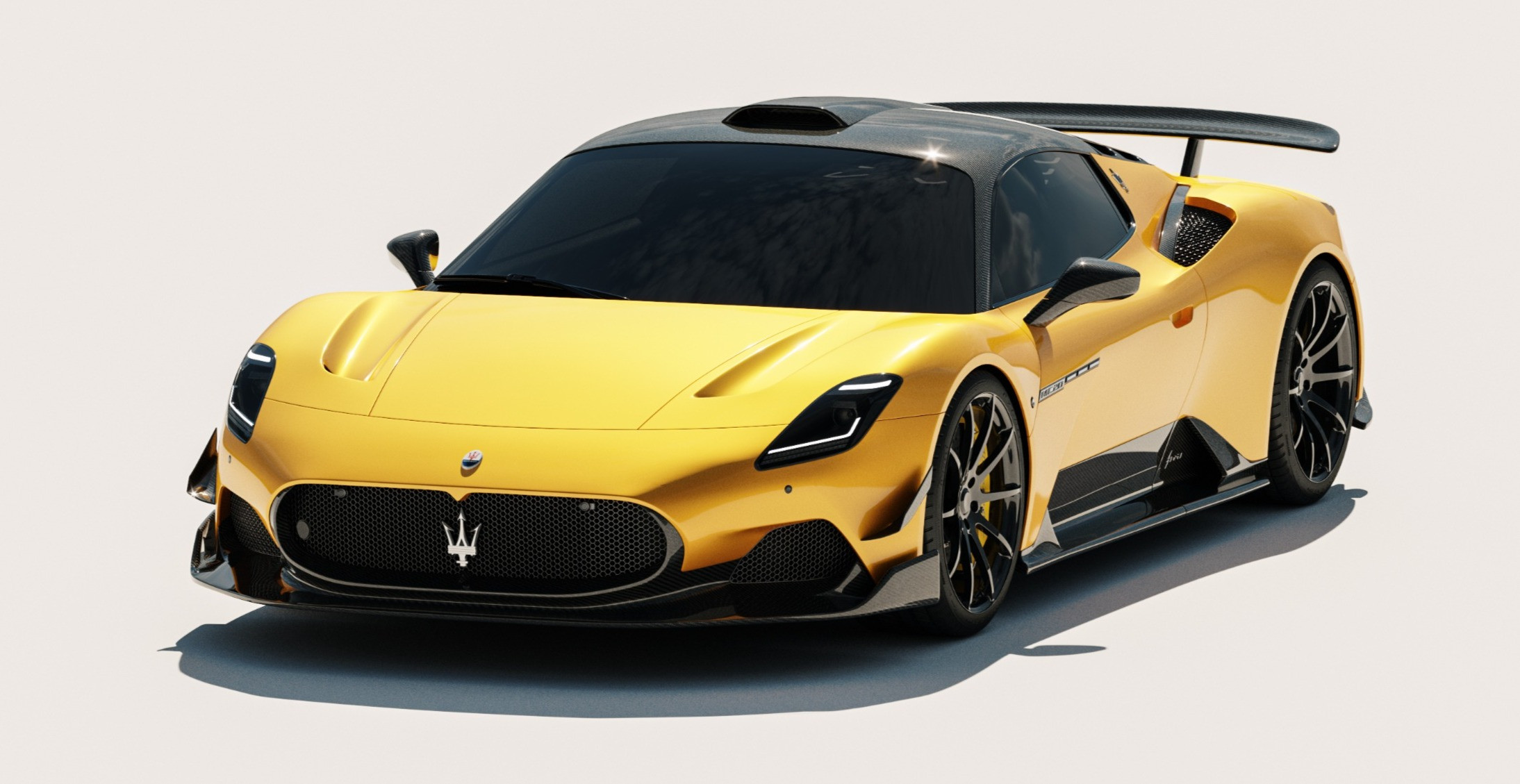 Maserati MC20 Carbon Fiber Aero Kit | MC20 ARIA Carbon | 7 Design House ...