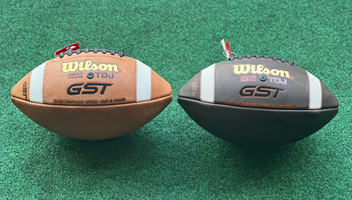JUNIOR Wilson GST Leather Football WITH PREP | Gamereadyfootballpre