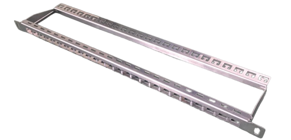 Giganet 19" 0.5u Cat6a/6 24 Port Ftp Blank Patch Panel With 1 Pc Rear ...