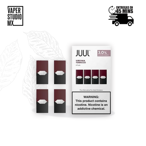 Juul PODS: Virginia Tobacco 3% | VSMX