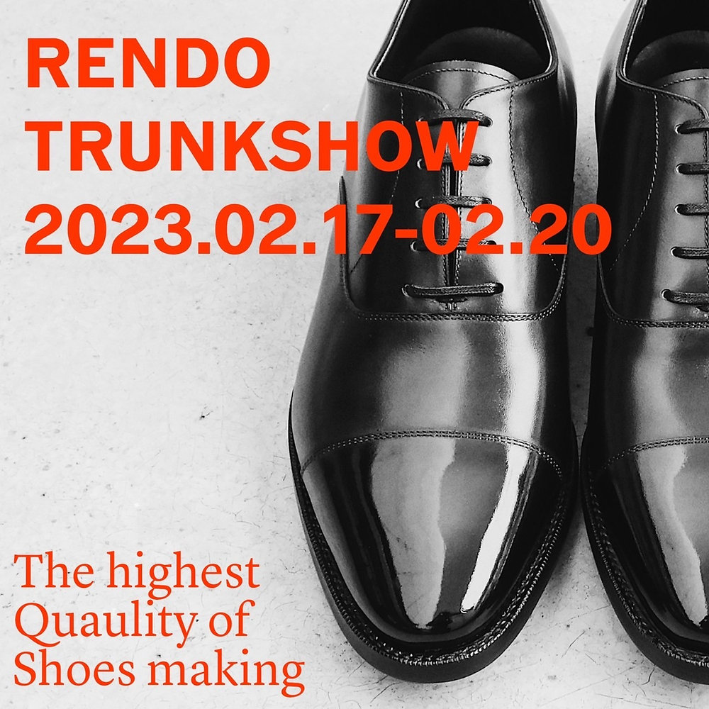 RENDO TRUNK SHOW 2023 開催します！