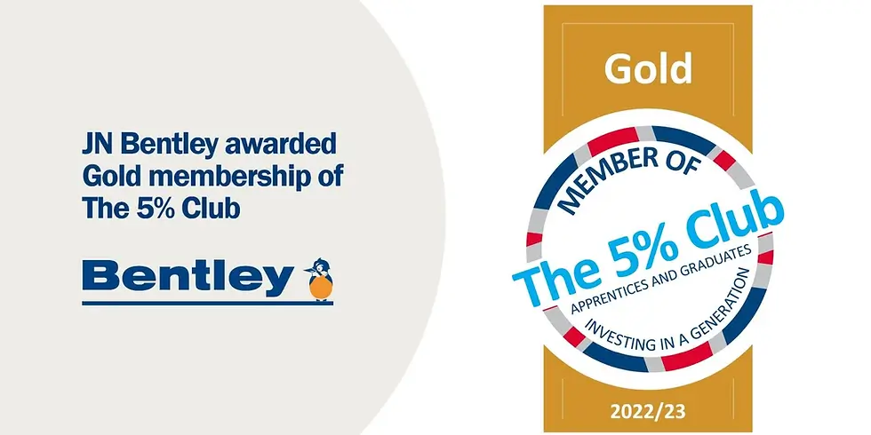 JN Bentley Awarded Gold Membership of The 5 Club