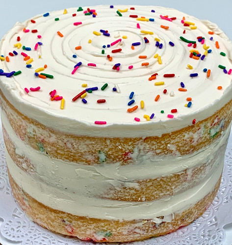 Birthday Cake - 8-inch, 3-Layer ROUND (10 - 12 Slices) | Alexandra's Bakery