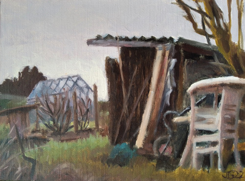 'Church Road allotments' | Jan Gaska Art