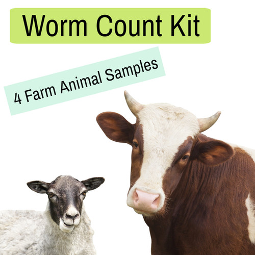 Worm Count Kit For 4 Farm Animals | POOPOST
