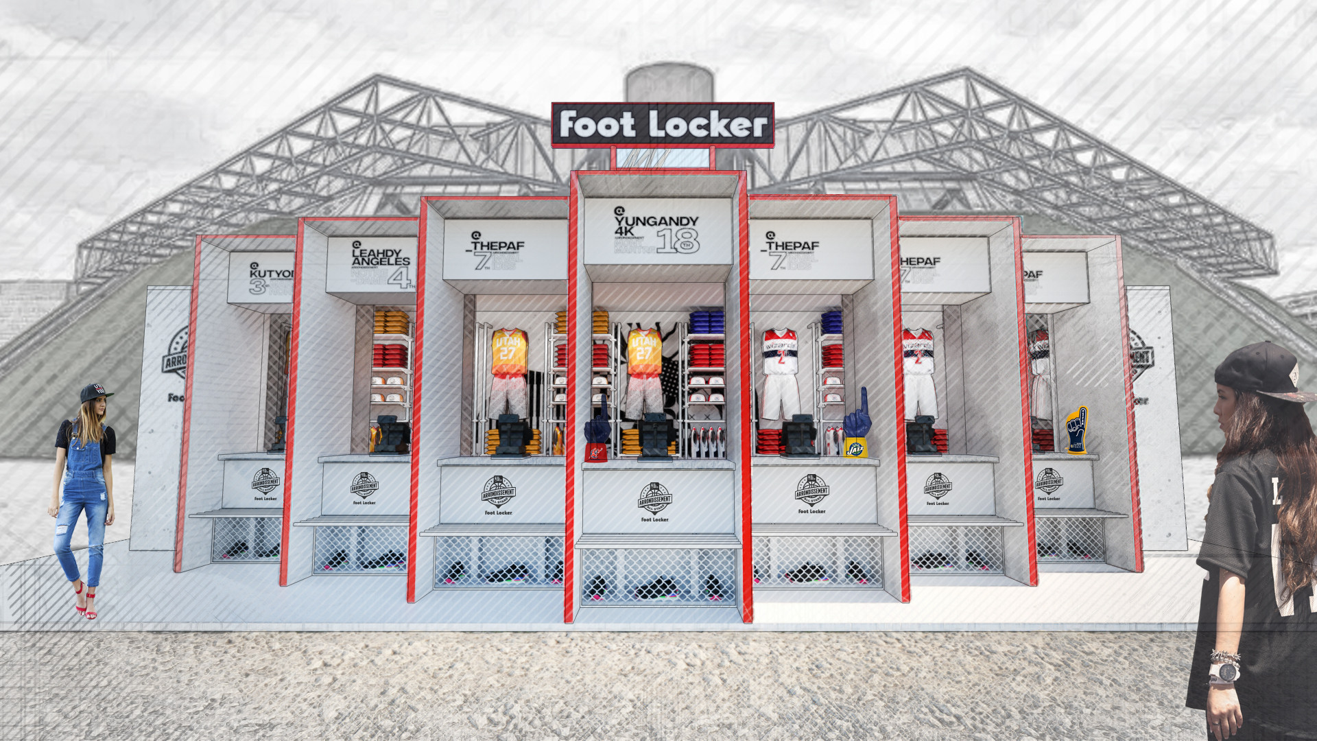 FOOTLOCKER | PETEKONG.DESIGN