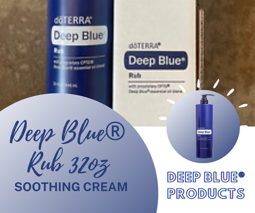 doTERRA Deep Blue Muscle Rub 32 oz Pump Bottle | DoTERRA