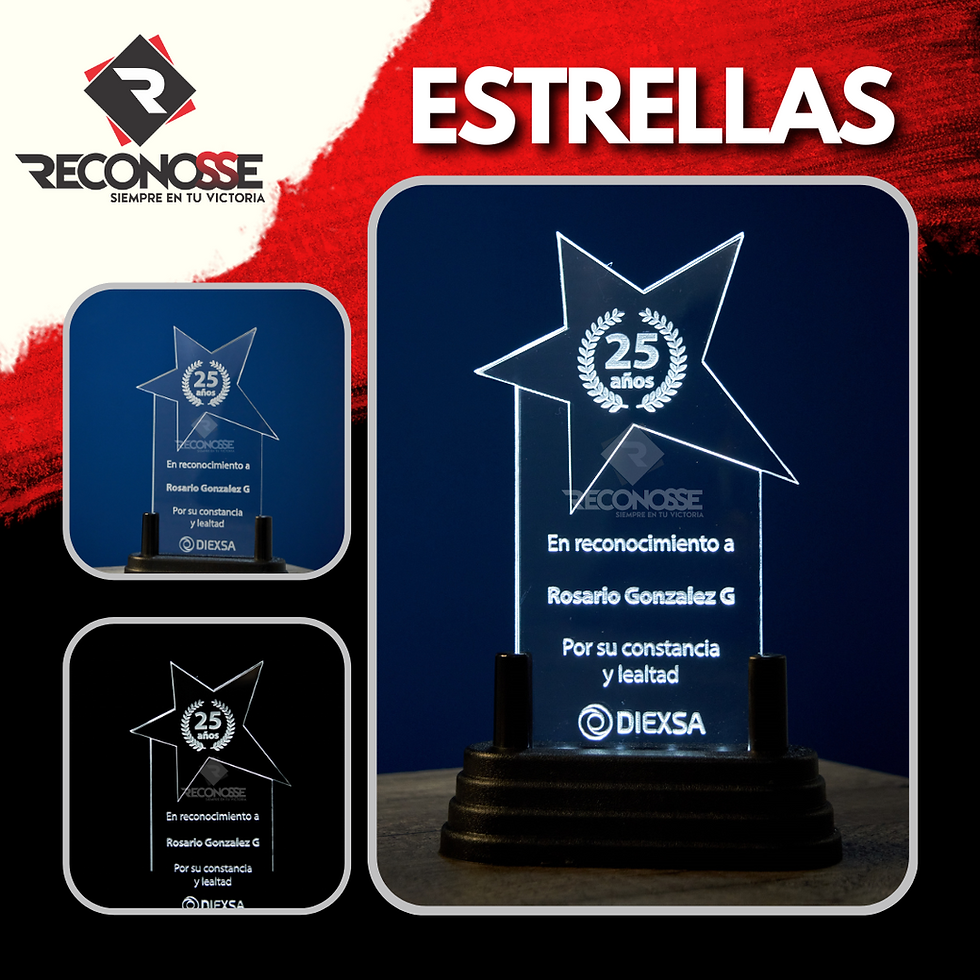 Reconocimintos tipo estrella en Monterrey