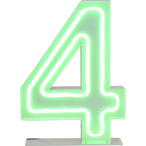 LED MARQUEE NUMBER "4" | Blueprint Studios Event Rentals