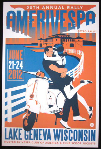 Amerivespa 2012 Rally Poster | VCOA
