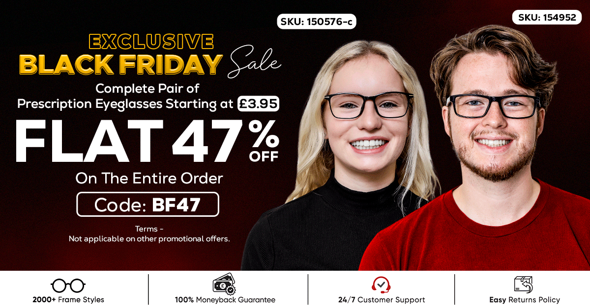 Black Friday Eyeglasses Sale | Get Huge Savings On Specs Online!