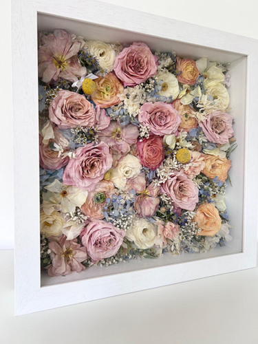 Filled Flowers Bridal Bouquet Frame | Frame Your Flowers